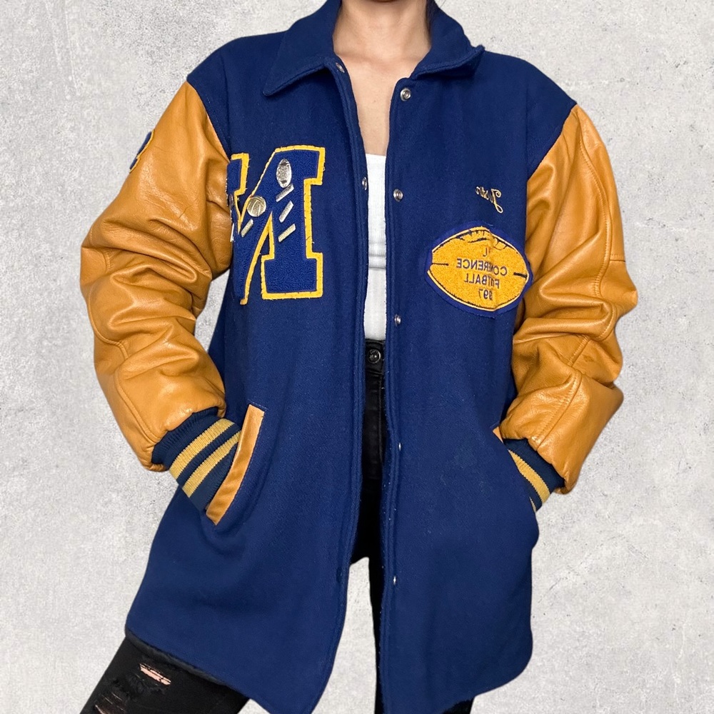 Vintage 1998 High School Letterman Jacket!! - Gem